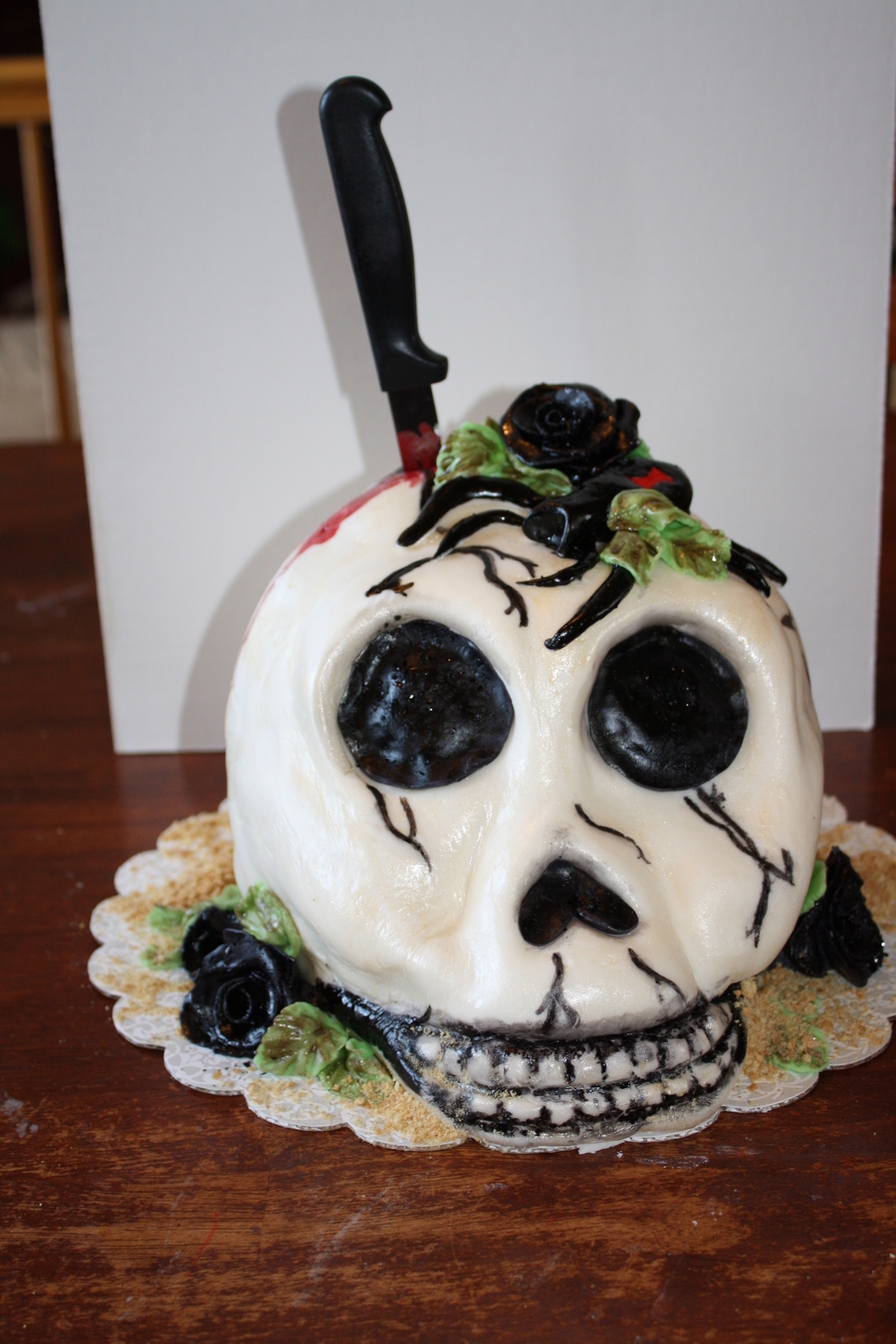 Skull Cake - CakeCentral.com