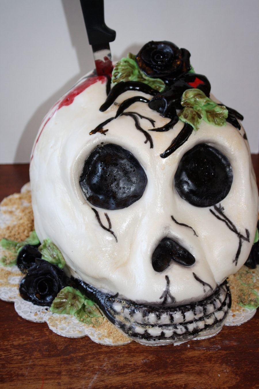 Skull Cake - CakeCentral.com
