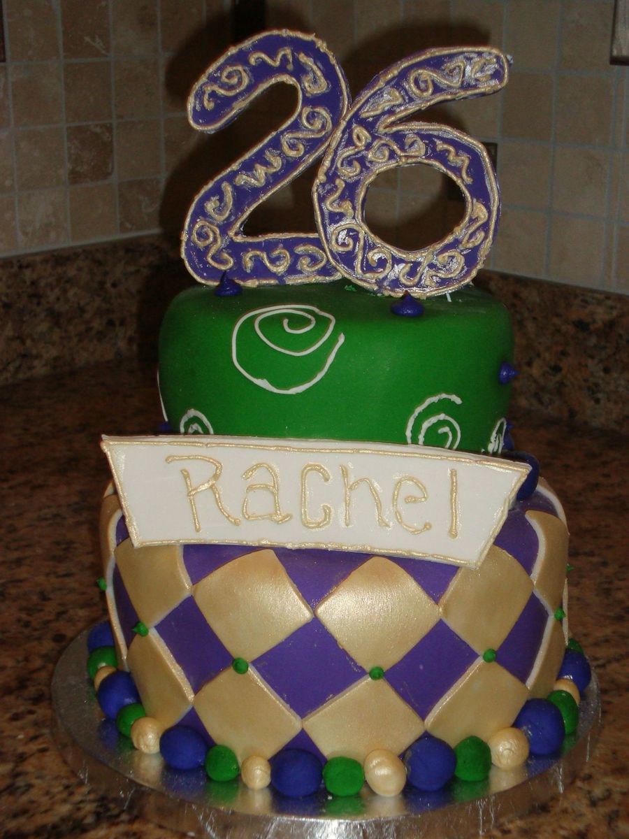 Rachel's 26Th Birthday Cake - CakeCentral.com