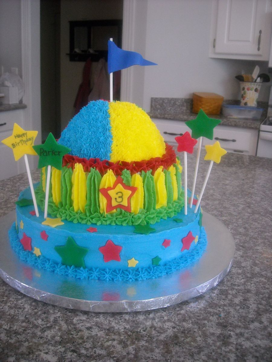 Circus Tent Cake - CakeCentral.com