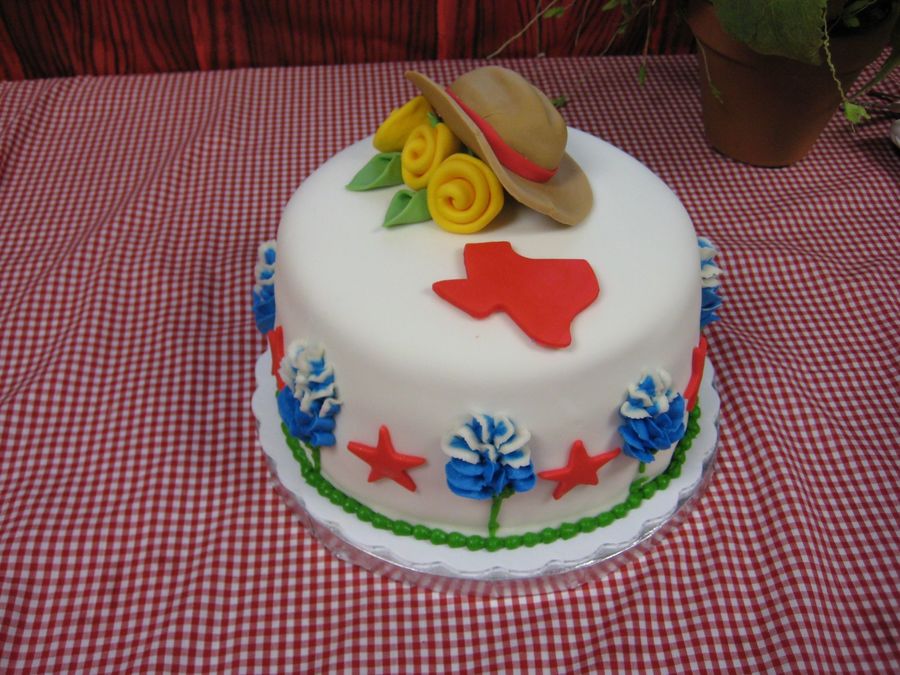 Texas Theme Cake - CakeCentral.com