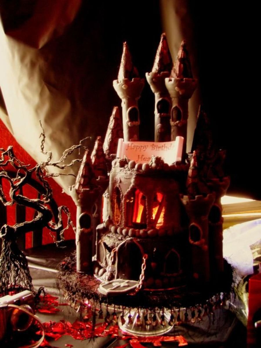 Dracula Castle Cake - CakeCentral.com