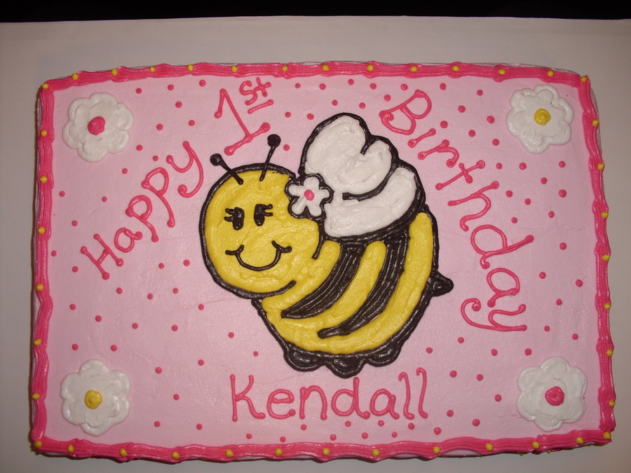 Pretty Pink Bee - CakeCentral.com