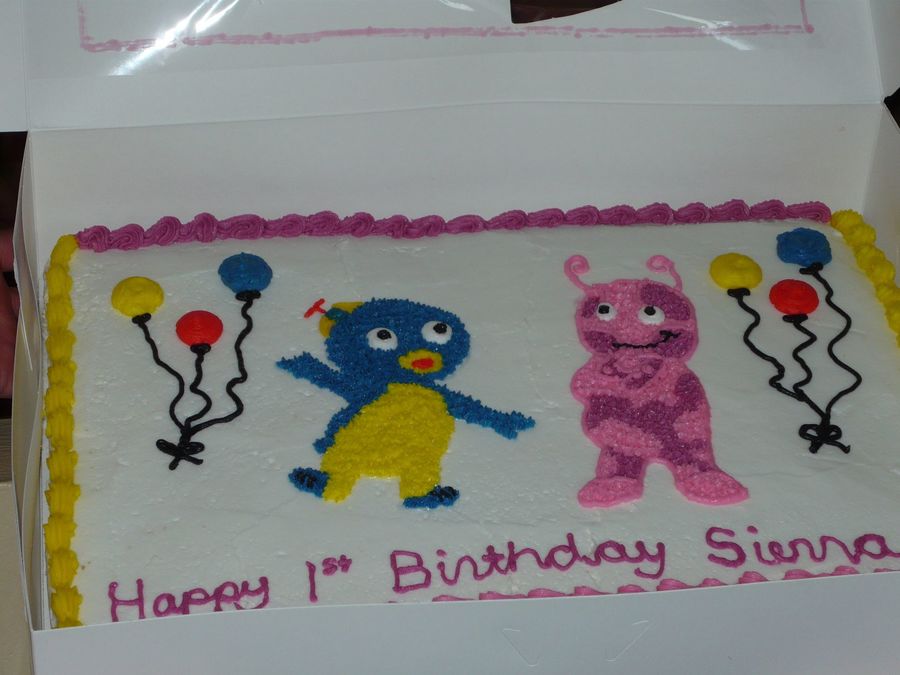 Backyardigans Pablo And Uniqua - CakeCentral.com