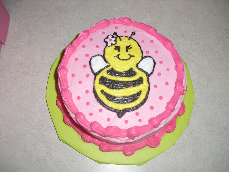 Pretty Pink Bee - CakeCentral.com