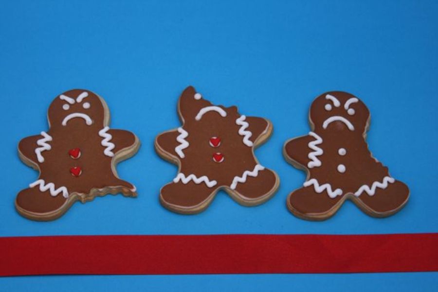 Angry Gingerbread Men - CakeCentral.com