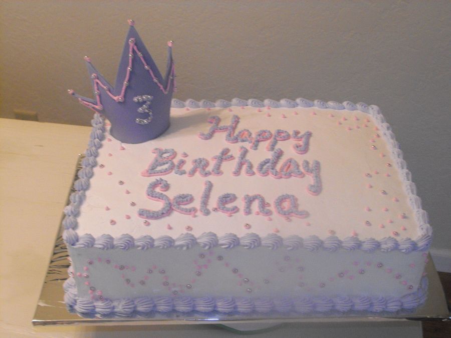 Princess Double Sheet Cake - CakeCentral.com