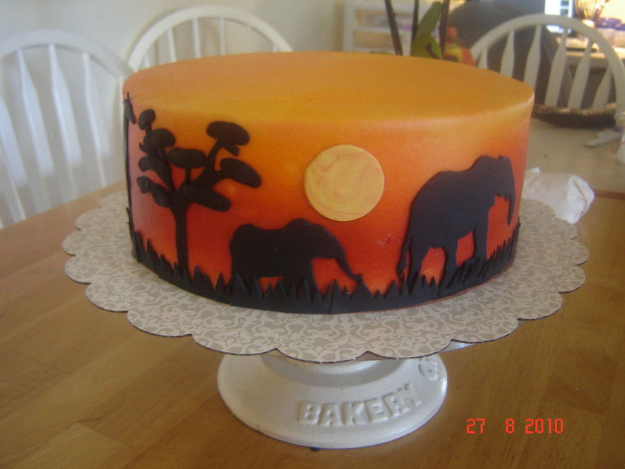 African Sunset - CakeCentral.com