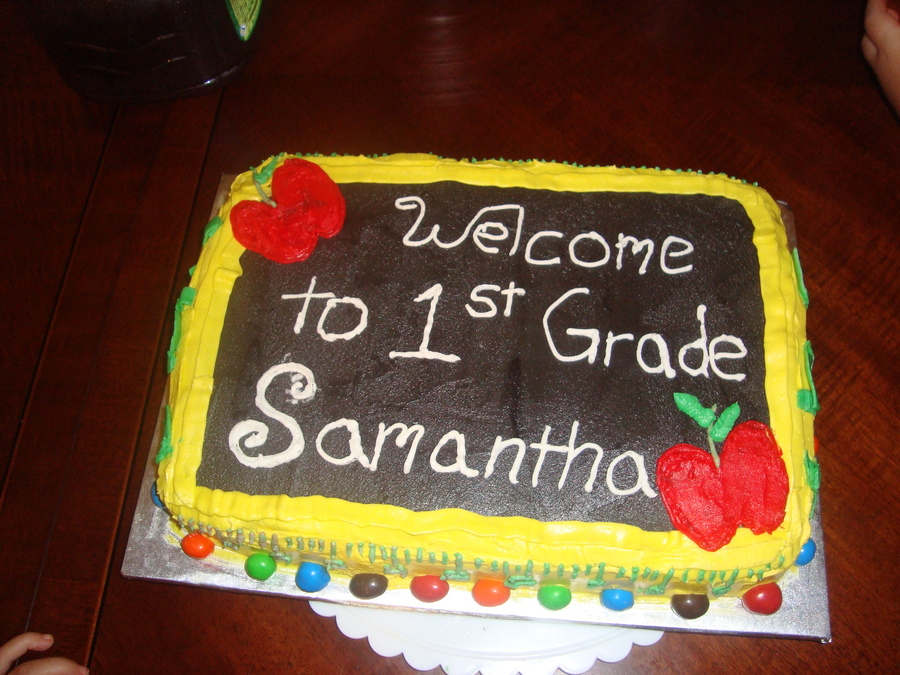 1St Grade Cake - CakeCentral.com