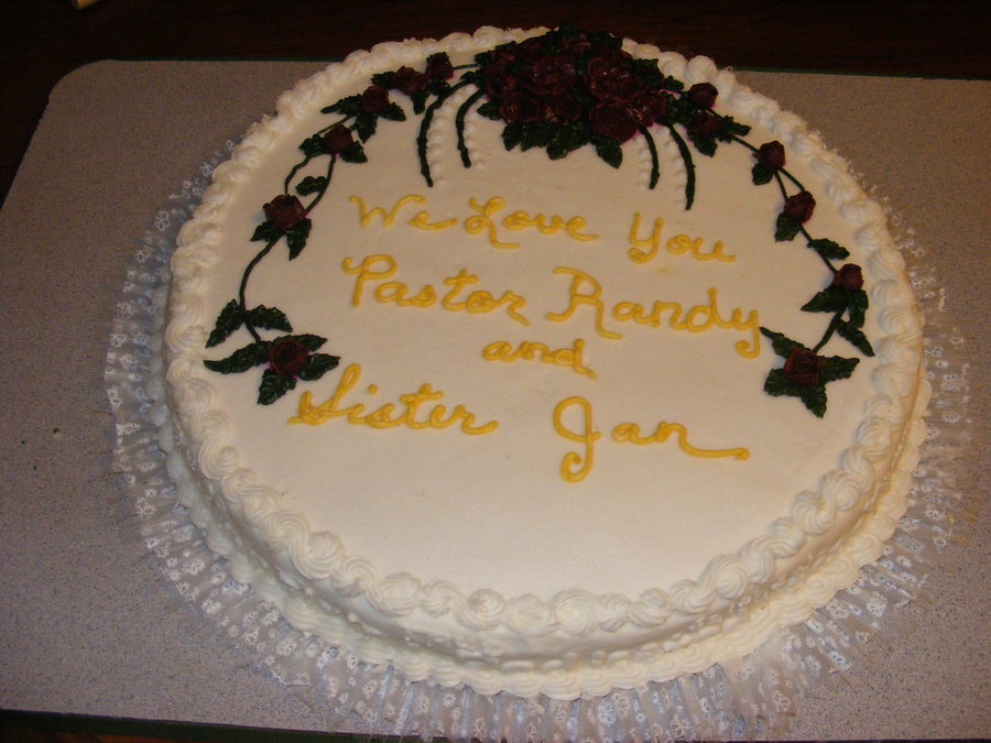 Pastor Appreciation Day Cake - CakeCentral.com