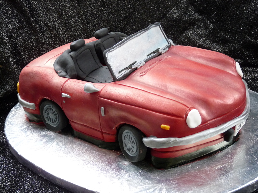 3D Triumph Spitfire - CakeCentral.com