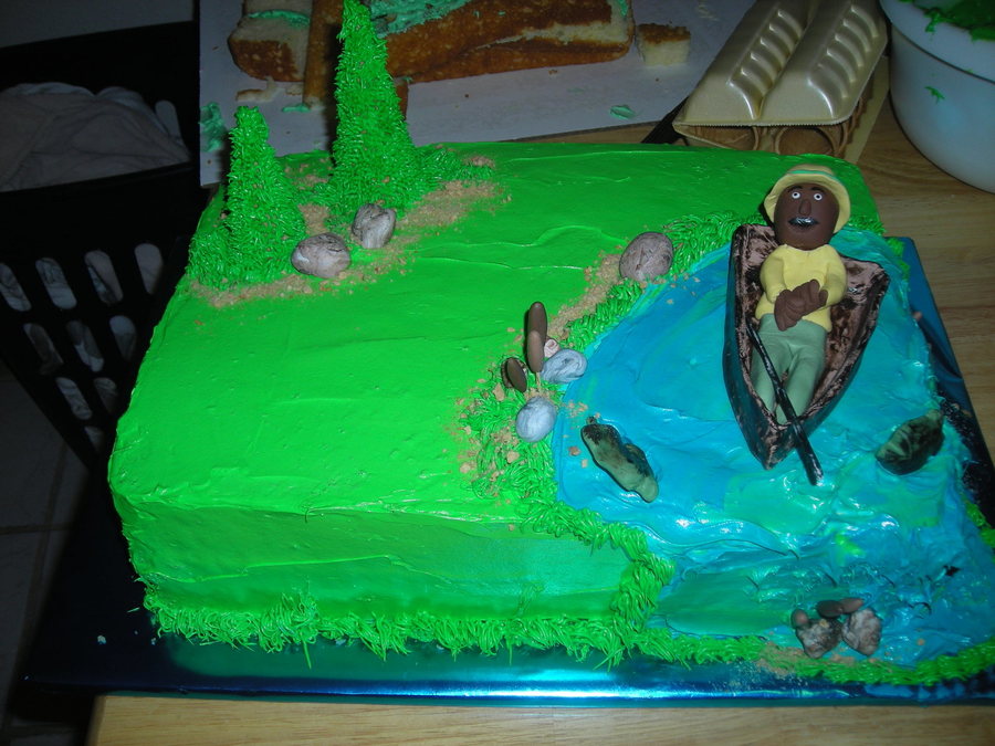 Fishing Cake - CakeCentral.com