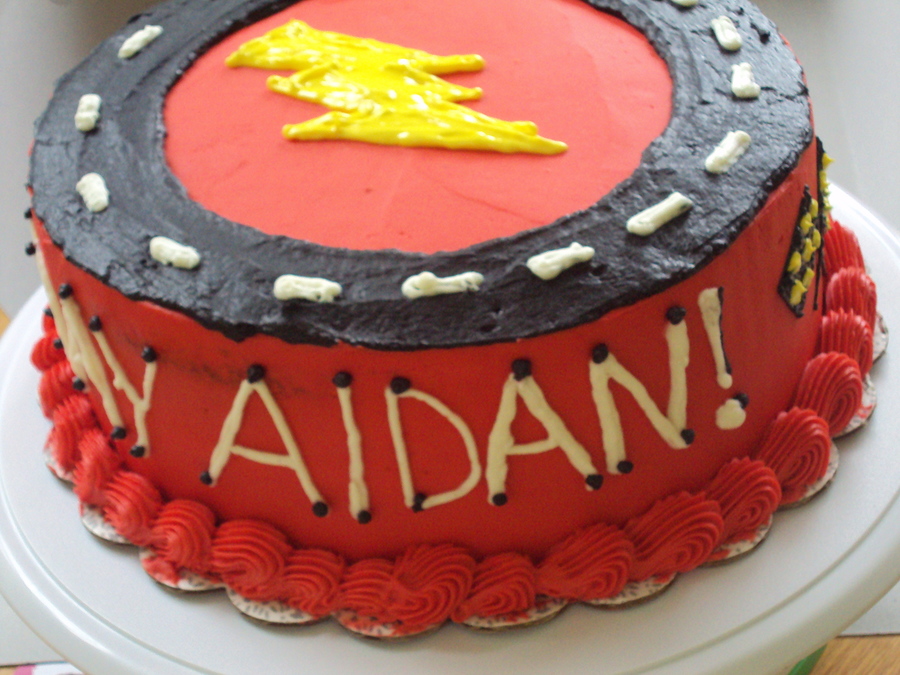 Lightning Mc Queen Themed Cake - CakeCentral.com