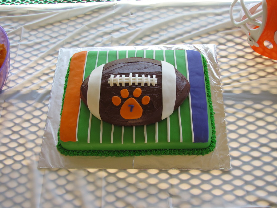 Clemson Football Birthday Cake - CakeCentral.com