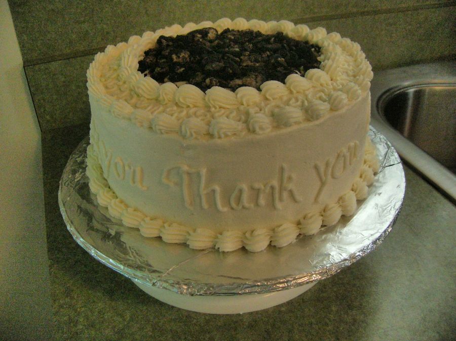 Thank You Cake - CakeCentral.com