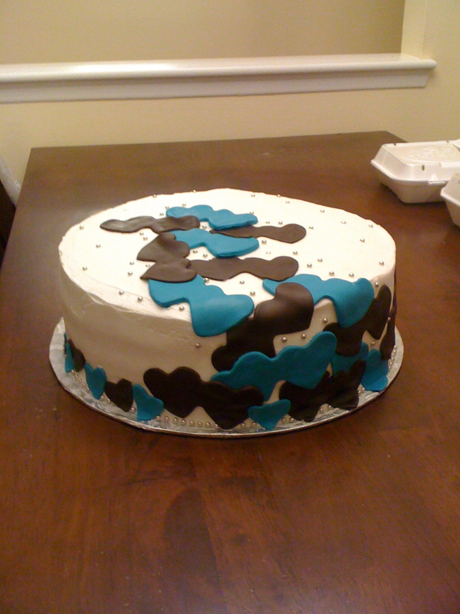 Heart Anniversary Cake - CakeCentral.com