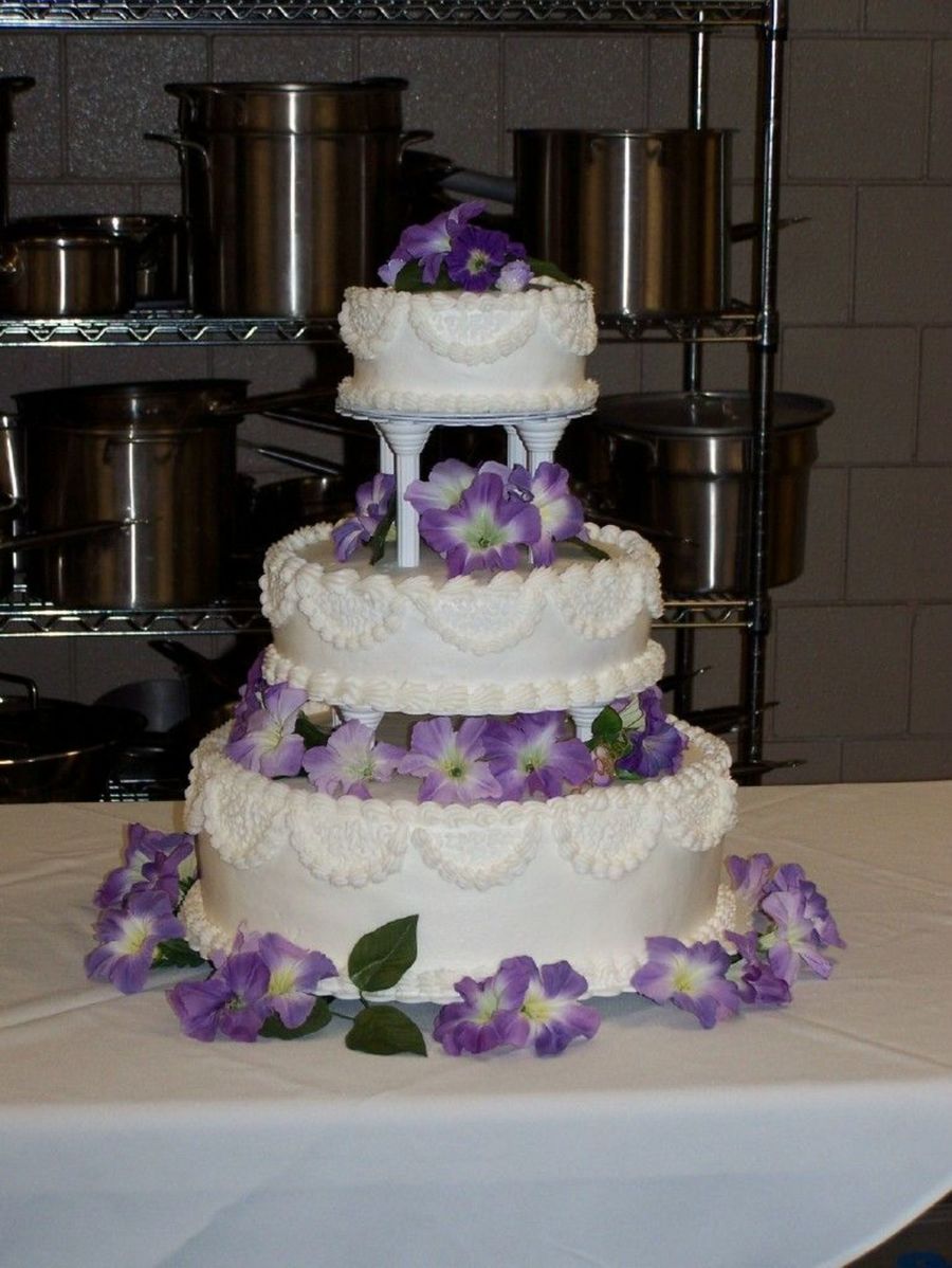 Practice Wedding Cake - CakeCentral.com