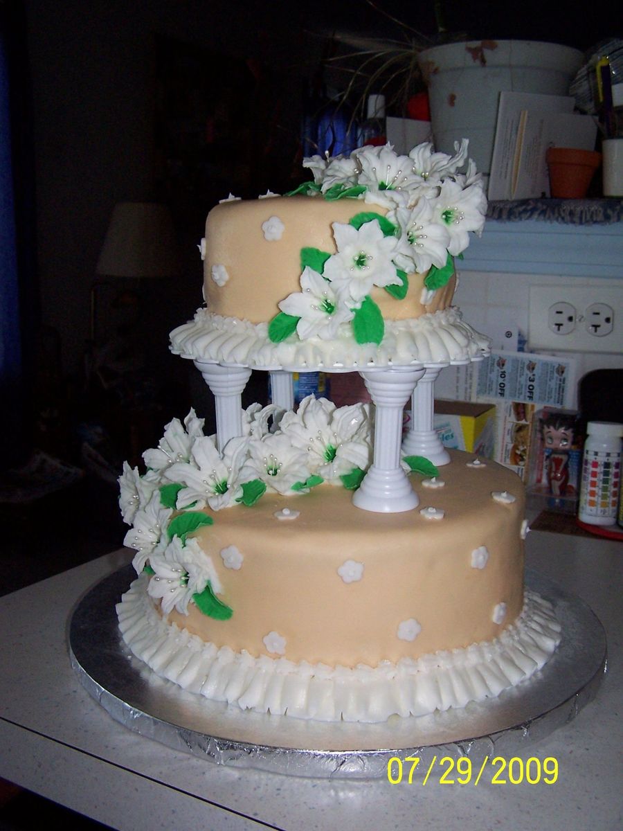 Wilton Course 3 Final Cake - CakeCentral.com