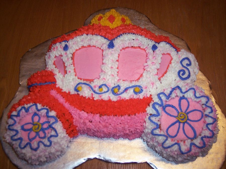 Princess Carriage Cake - CakeCentral.com