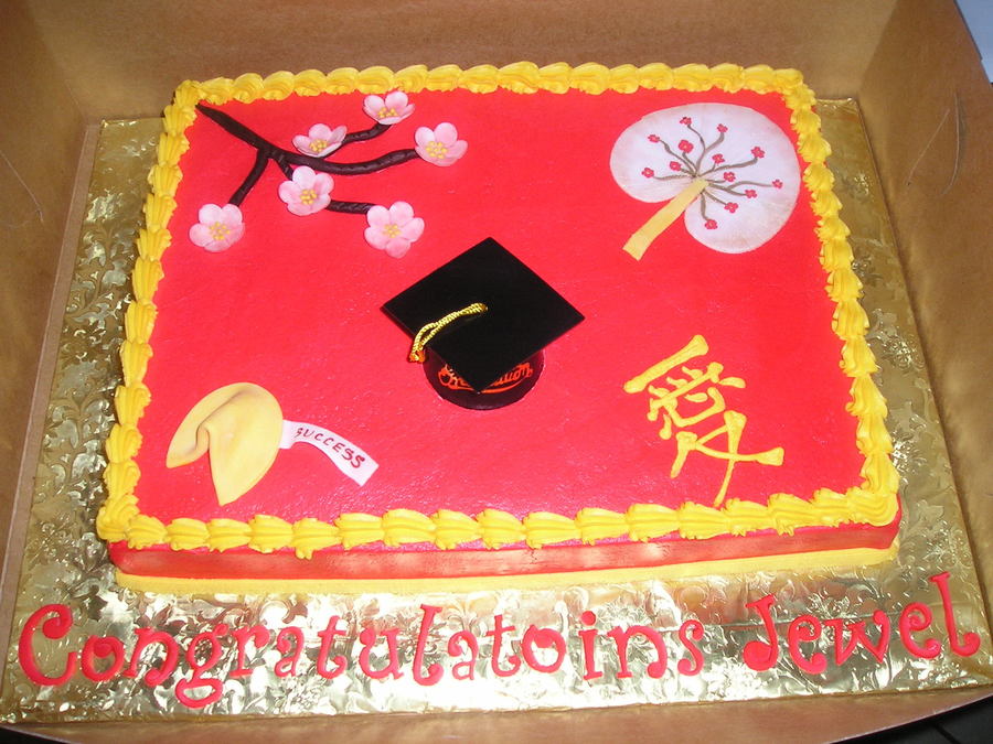 Asian Themed Graduation - CakeCentral.com