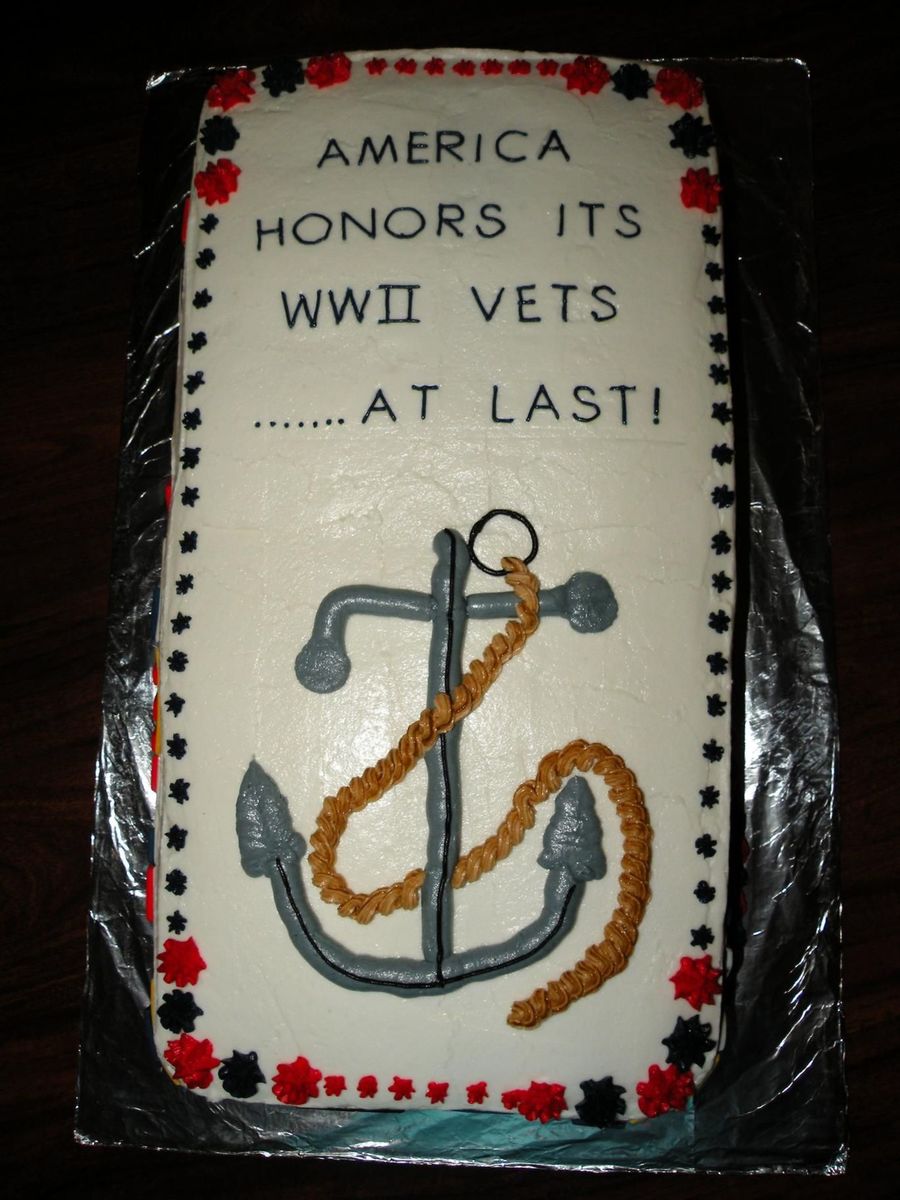 Honoring Wwii Vets - CakeCentral.com