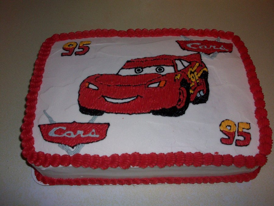 Lightning Mcqueen Cake - CakeCentral.com