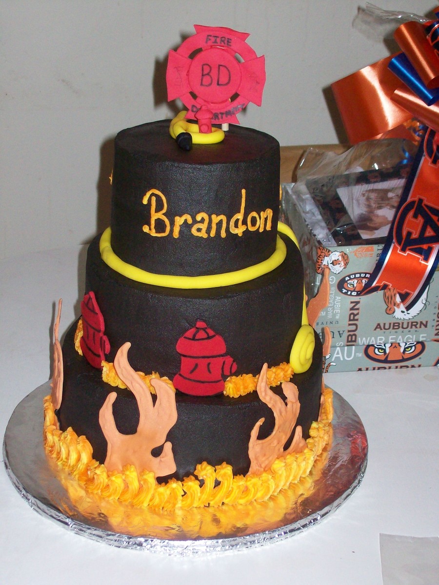 Birthday Cake For A Firefighter - CakeCentral.com