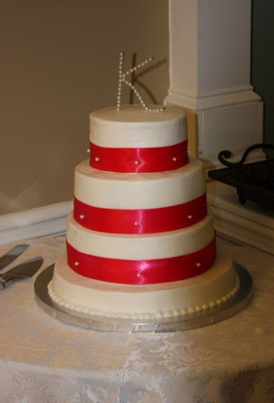My First Wedding Cake! - CakeCentral.com