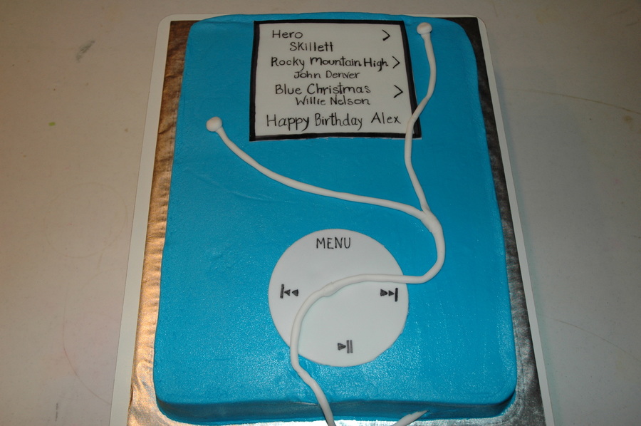 Ipod Birthday Cake - CakeCentral.com