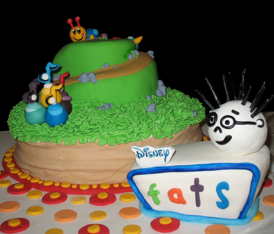 Baby Einstein Caterpillar Cake - CakeCentral.com