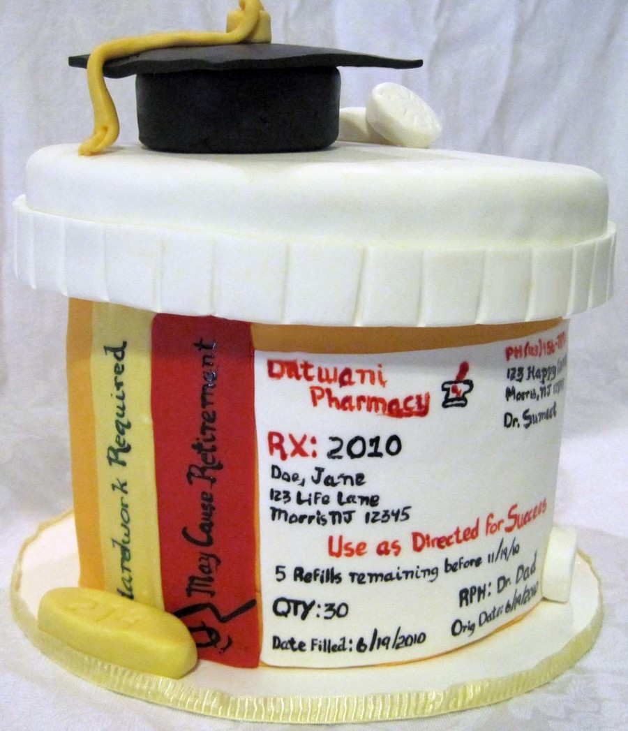 Prescription Bottle Cake - CakeCentral.com