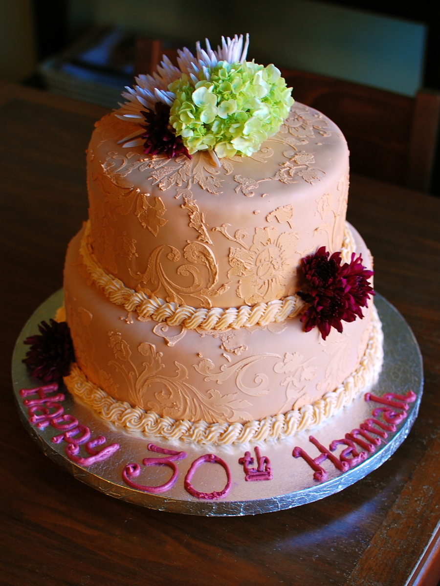 Tooled Western Saddle Leather Cake - CakeCentral.com
