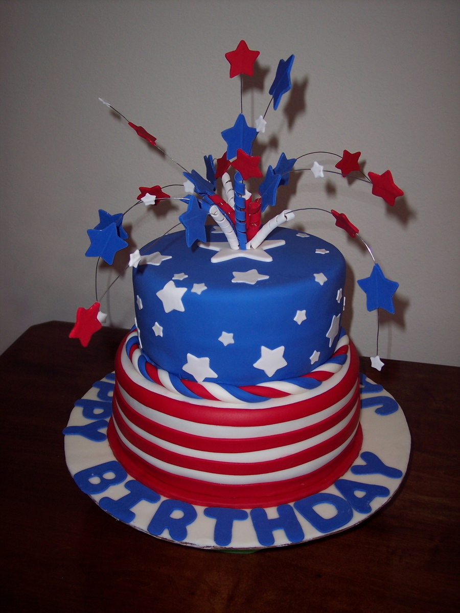 4Th Of July Birthday - CakeCentral.com