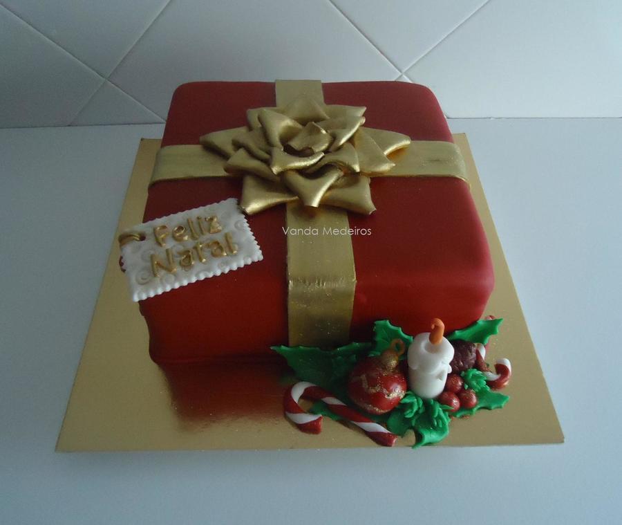 Gift Box Cake - CakeCentral.com