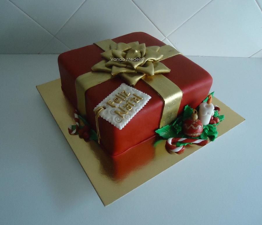 Gift Box Cake - CakeCentral.com