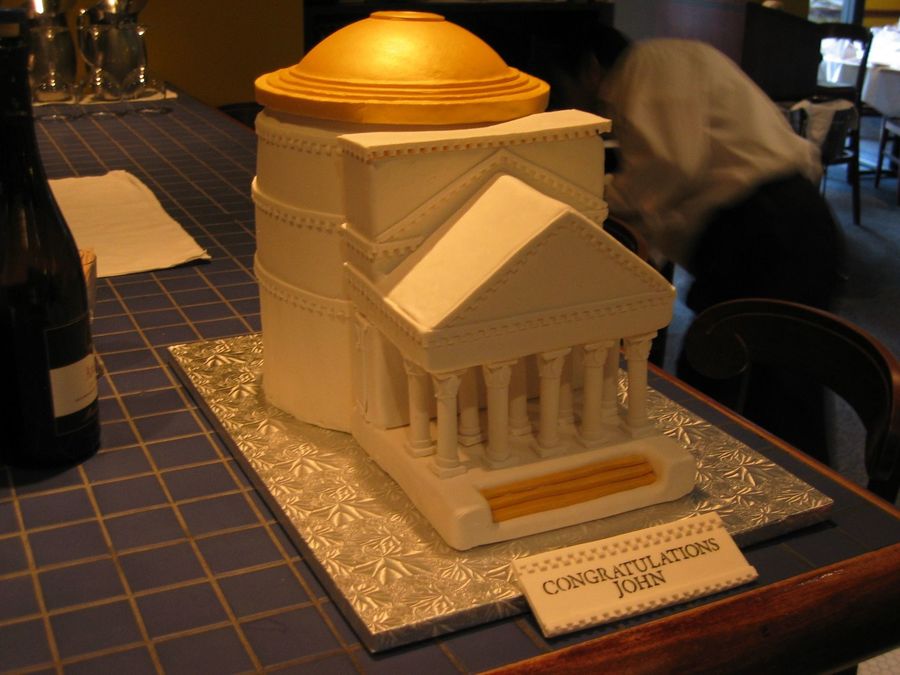 Pantheon Graduation Cake - CakeCentral.com