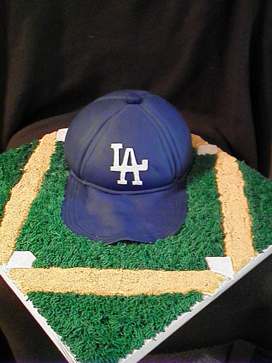 La Dodgers Baseball Cap - CakeCentral.com
