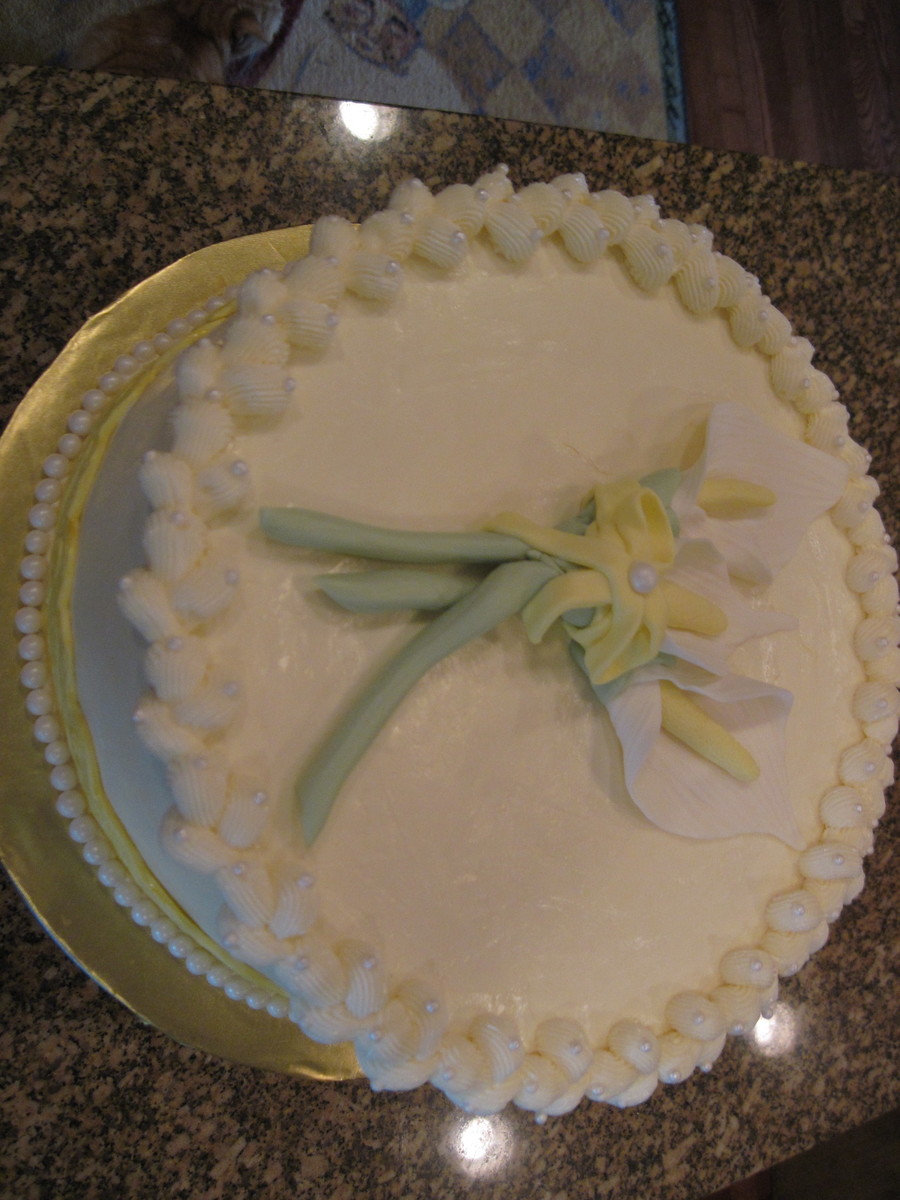 Calla Lily Cake - CakeCentral.com