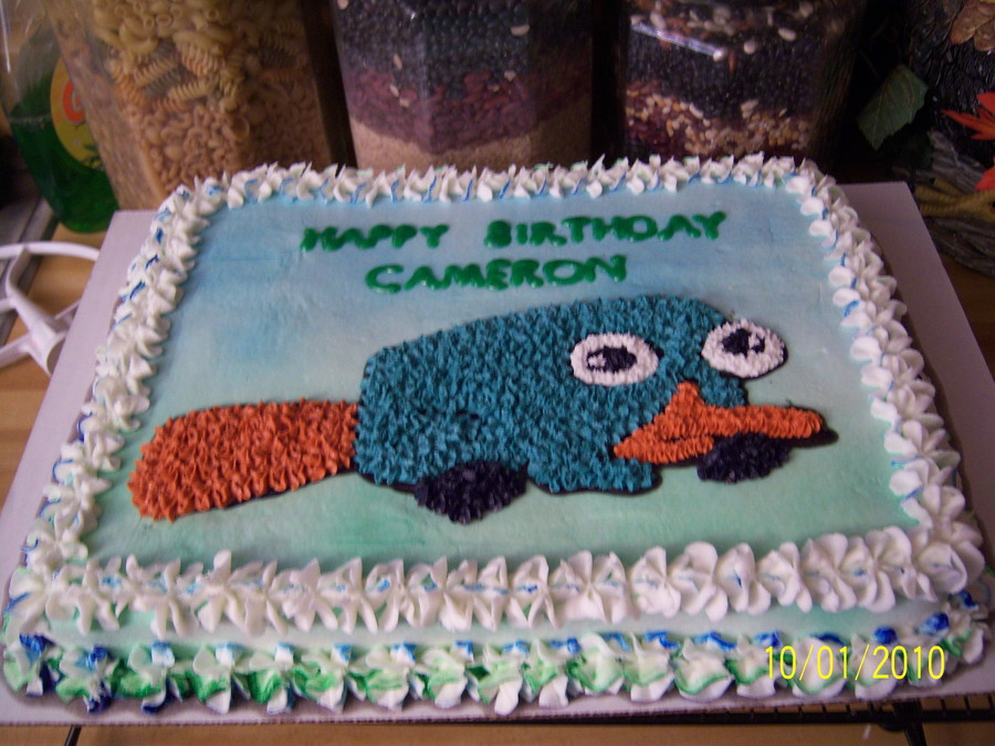 Perry The Platypus - CakeCentral.com