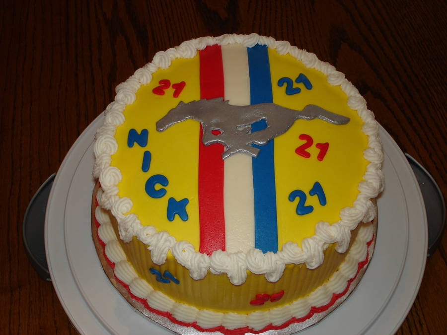 Ford Mustang Emblem - CakeCentral.com