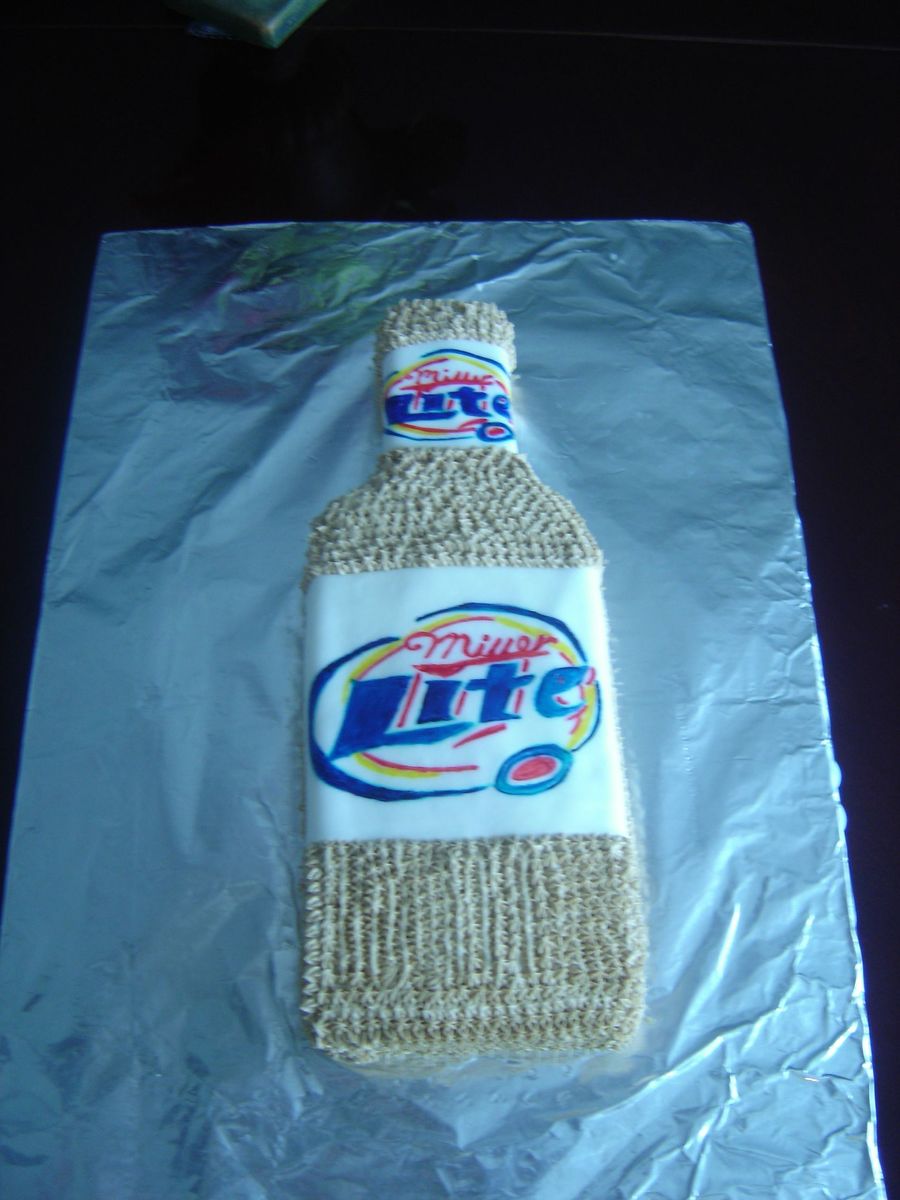 Miller Light Birthday Cake - CakeCentral.com
