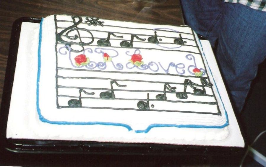 Musical Notes Cake - CakeCentral.com