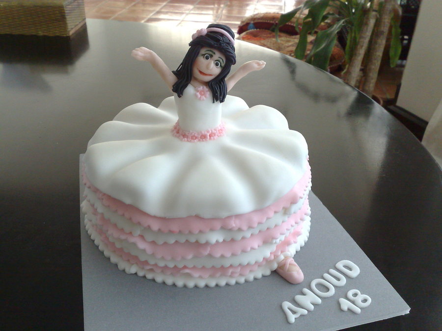 Ballerina Cake - CakeCentral.com