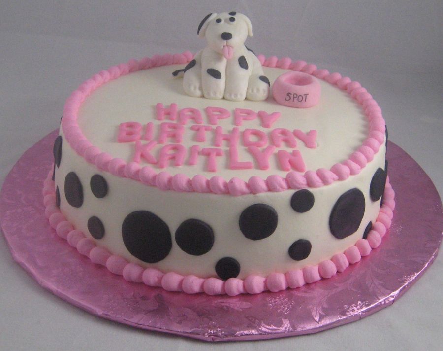 Dalmation Birthday Cake - CakeCentral.com