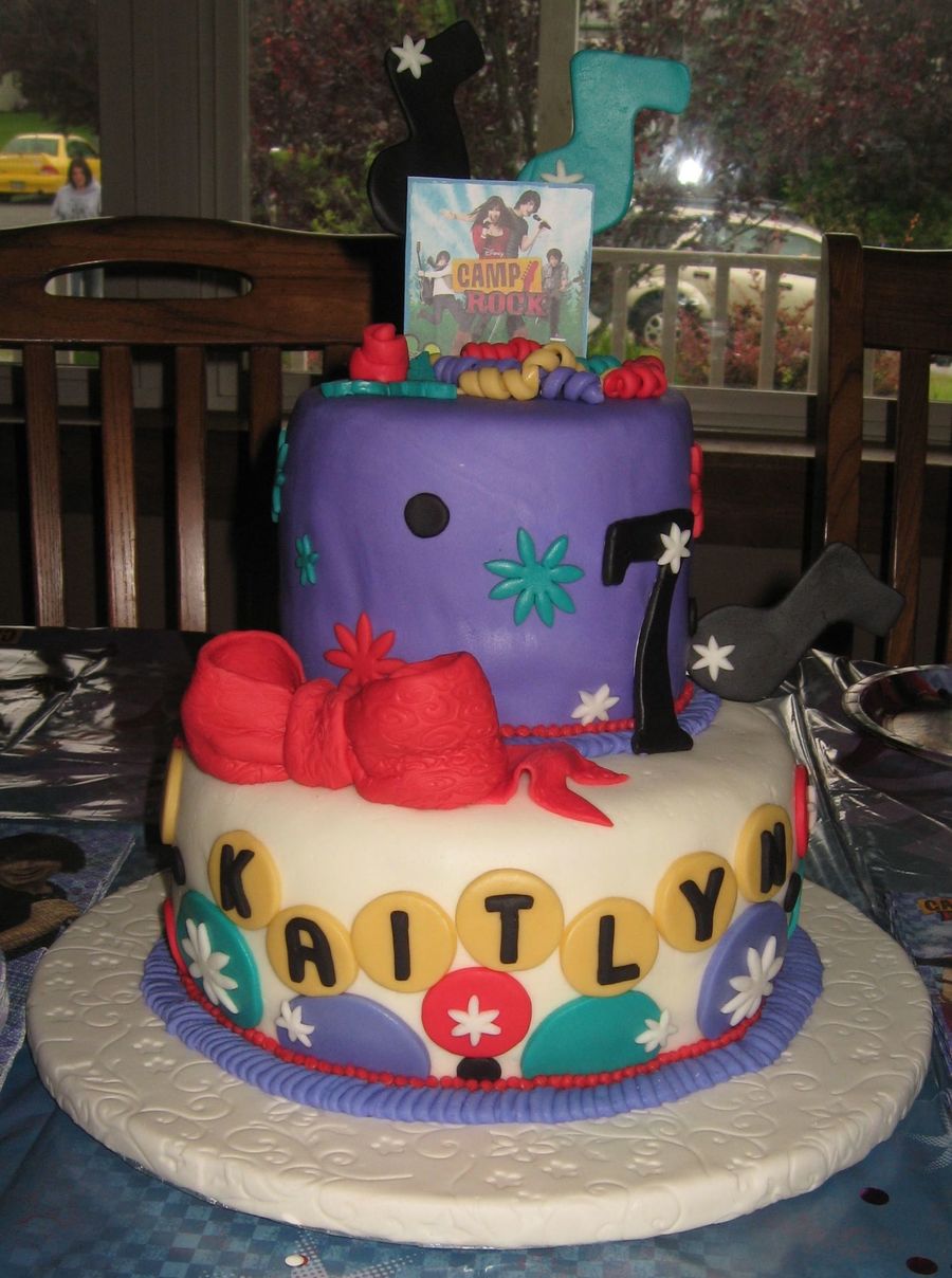 Camp Rock Birthday Cake - CakeCentral.com