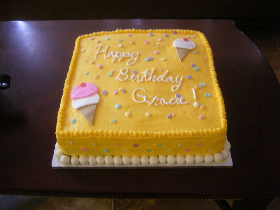 Ice Cream Themed Cake - CakeCentral.com