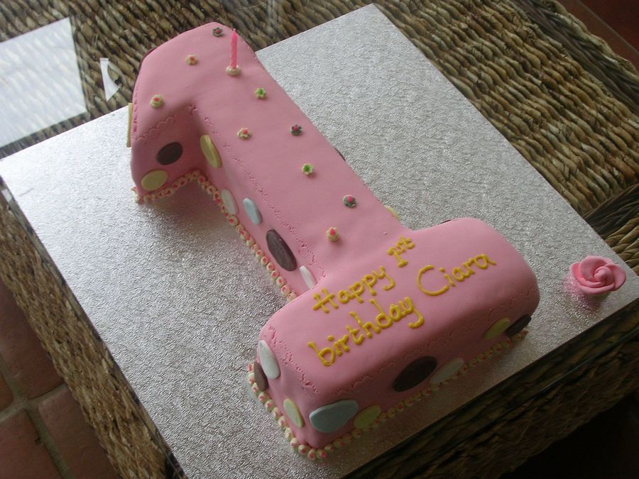 Number 1 Birthday Cake - CakeCentral.com