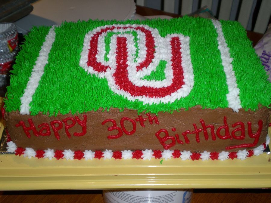 Ou Birthday Cake - CakeCentral.com