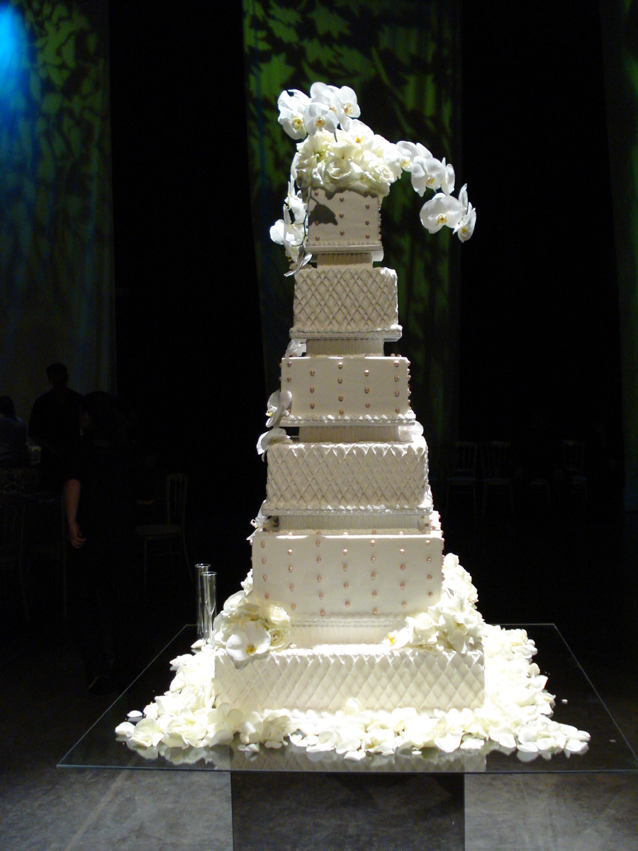 White Orchid Wedding - CakeCentral.com