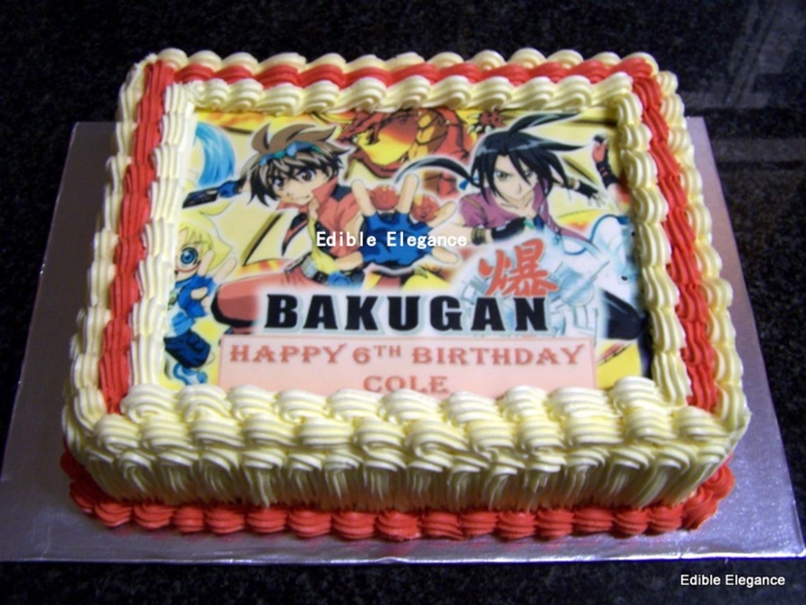 Bakugan Cake - CakeCentral.com